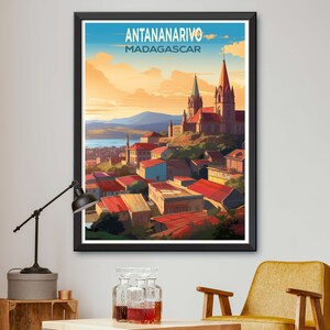 Antananarivo Madagascar Poster - Antananarivo Madagascar Print - Travel ...