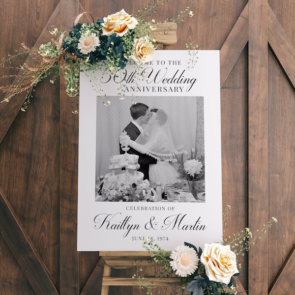 Anniversary Sign - Etsy