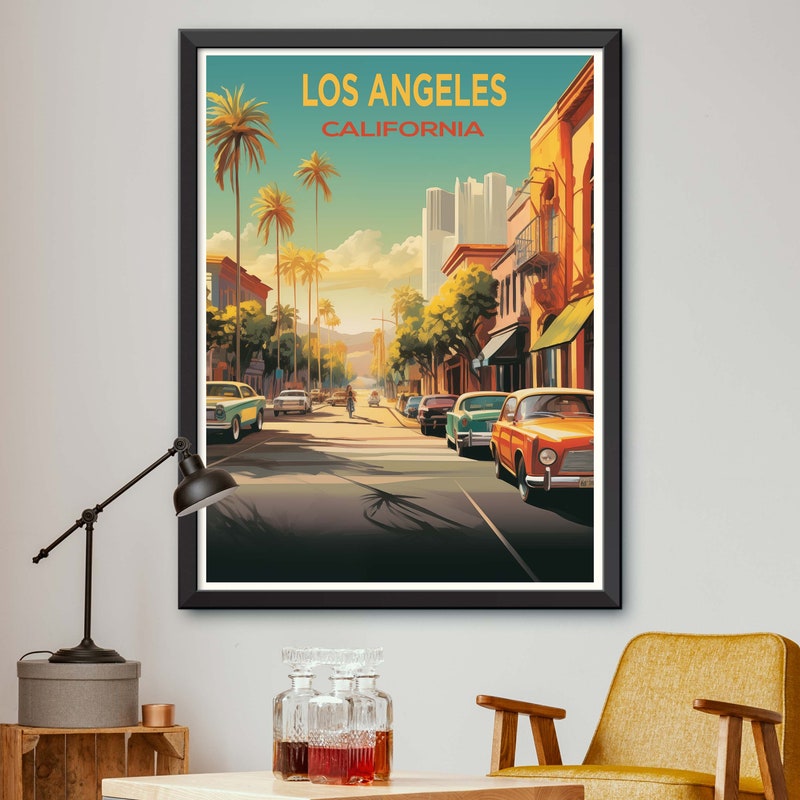 Los Angeles Poster - Etsy