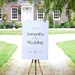 Modern Funny Wedding Sign Featuring Spouse in Small Letters - Etsy