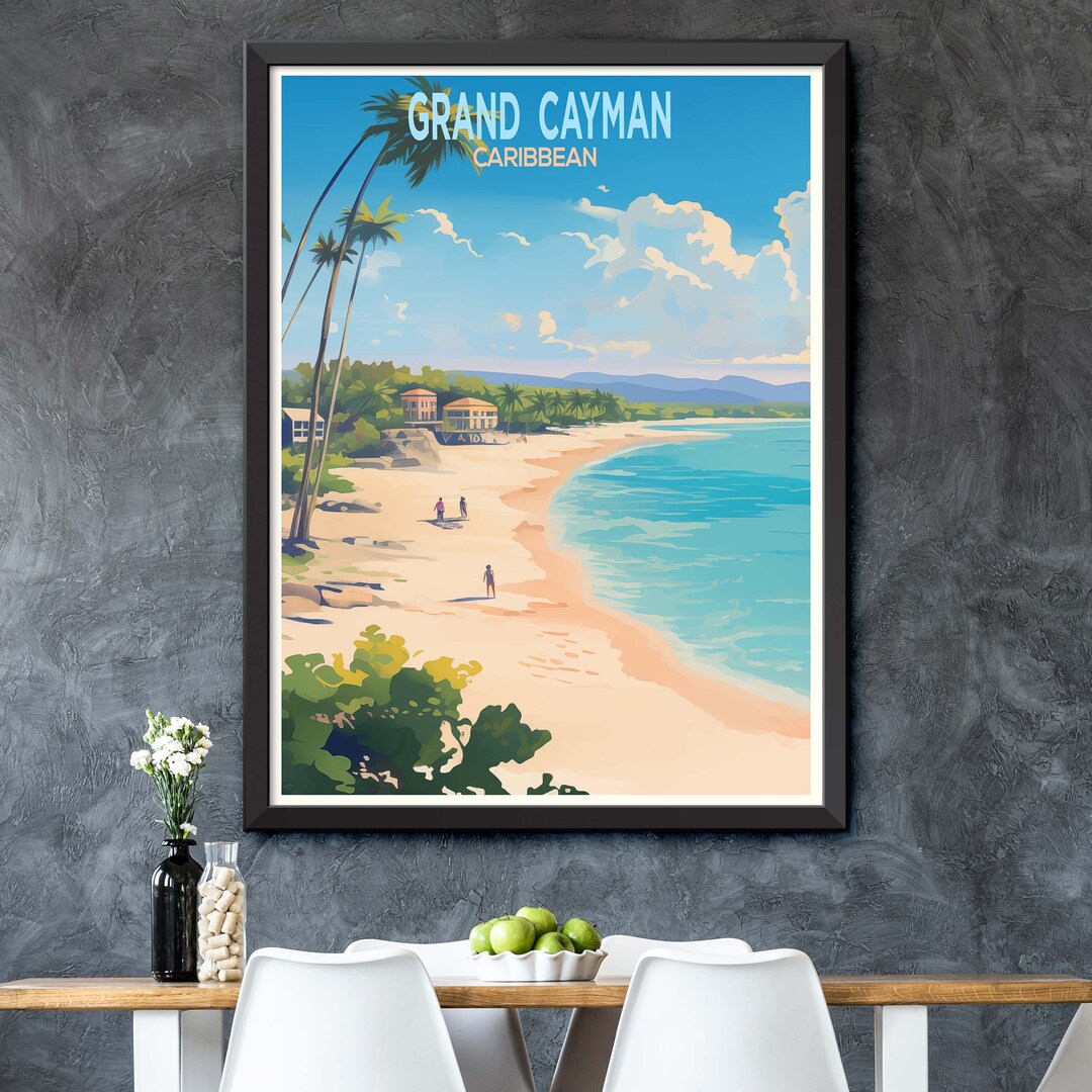 Grand Cayman Caribbean Poster - Grand Cayman Caribbean Print - Grand ...