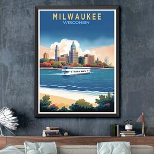 Milwaukee Poster - Milwaukee Print - Print of Milwaukee - Poster of ...