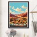 Death Valley National Park Desert Landscape Art Print California Travel ...