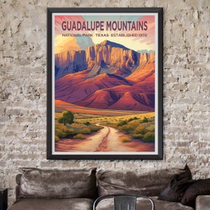 Guadalupe Mountains National Park Southwest Desert Landscape ...