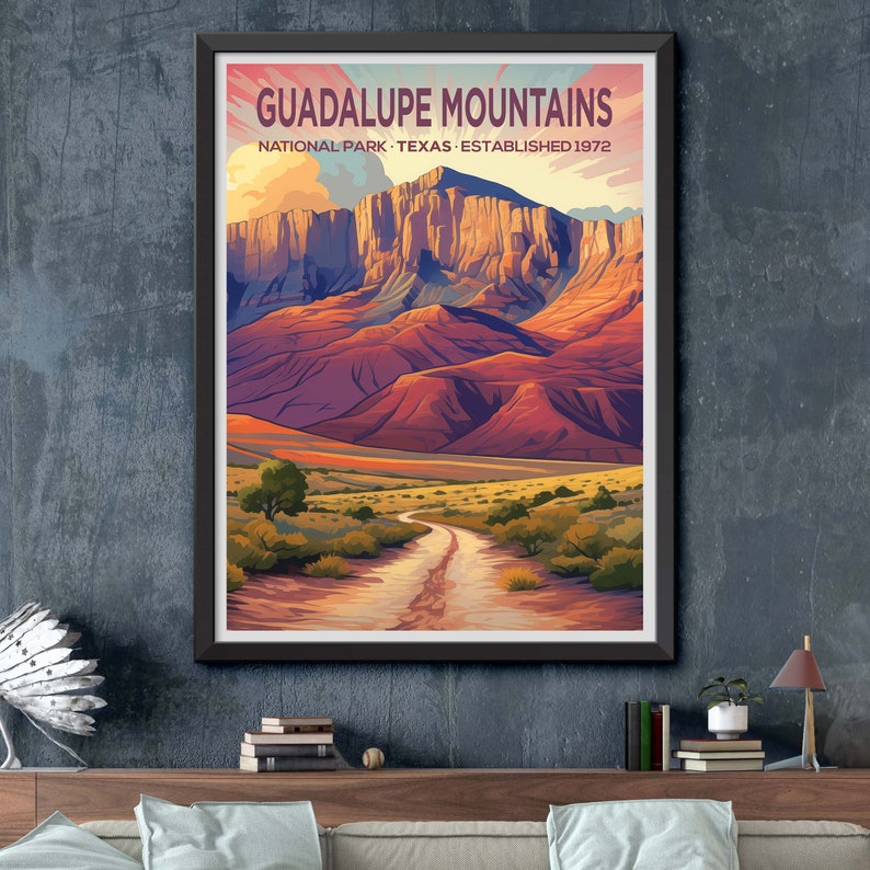 Guadalupe Mountains National Park Southwest Desert Landscape ...