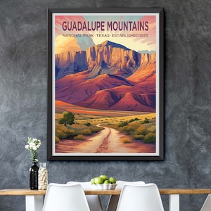Guadalupe Mountains National Park Southwest Desert Landscape ...
