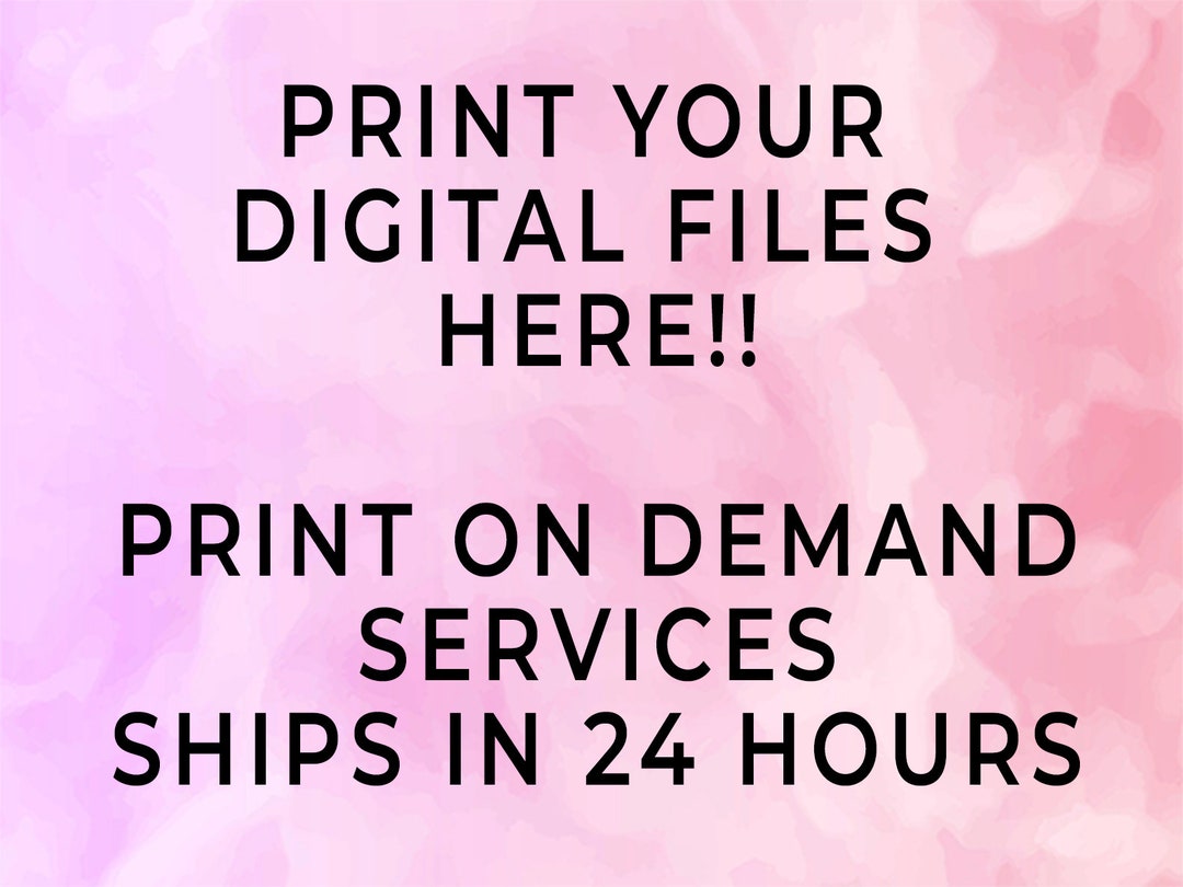 Digital File Printing Service: Wholesale Print on Demand - Etsy