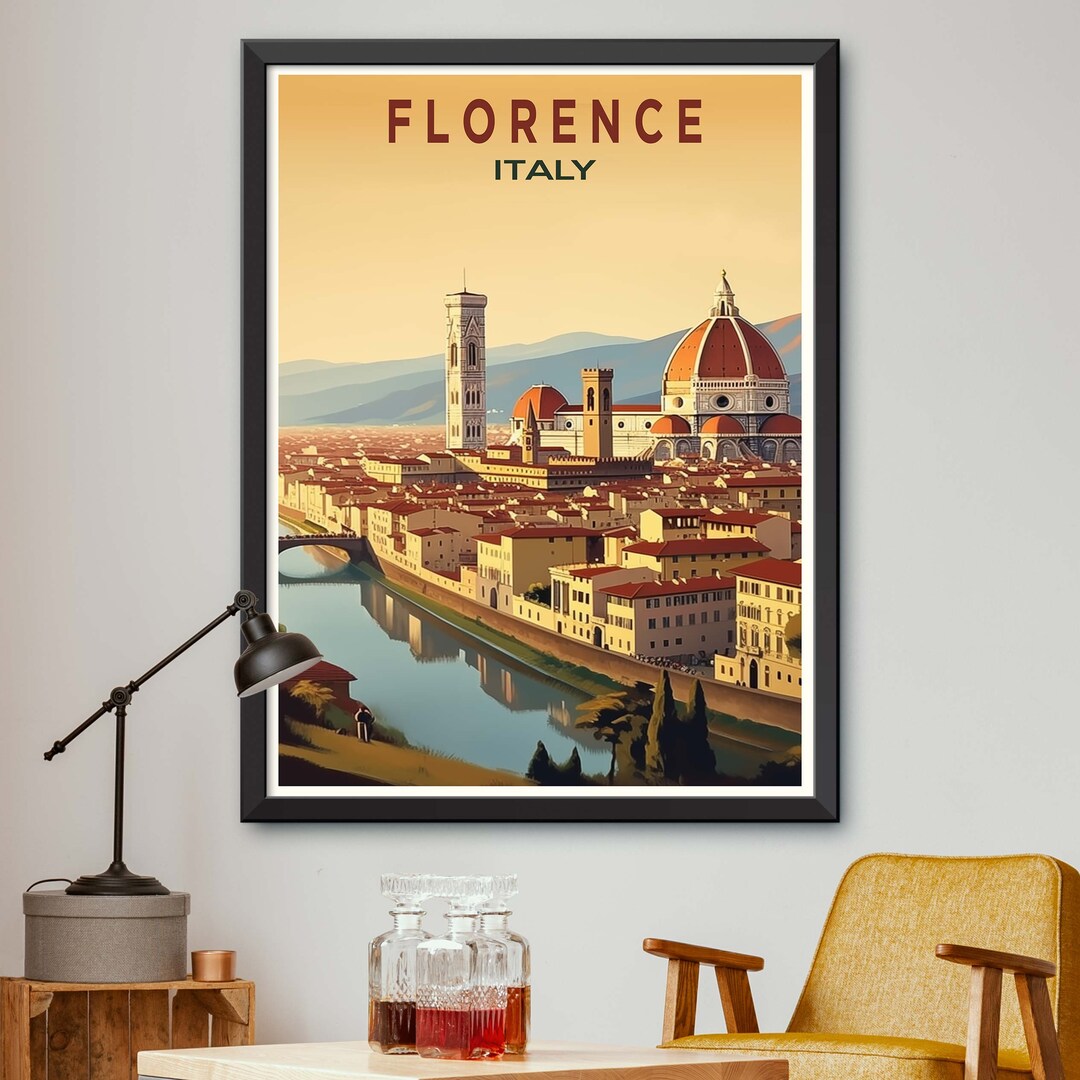 Florence Italy Poster - Florence Italy Print - Florence Travel Art ...