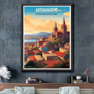Antananarivo Madagascar Poster - Antananarivo Madagascar Print - Travel ...