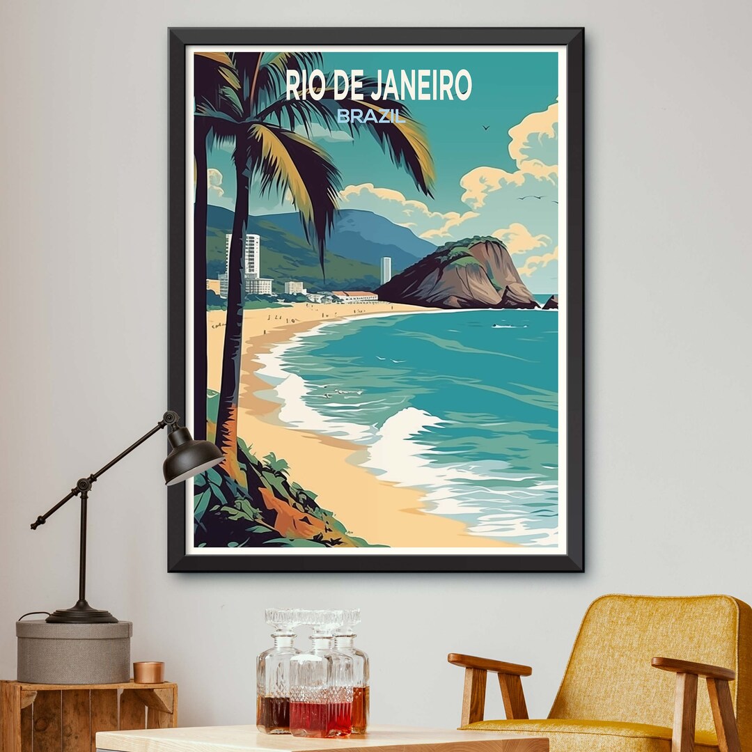 Rio De Janeiro Poster - Rio De Janeiro Poster - Rio De Janeiro Wall Art ...