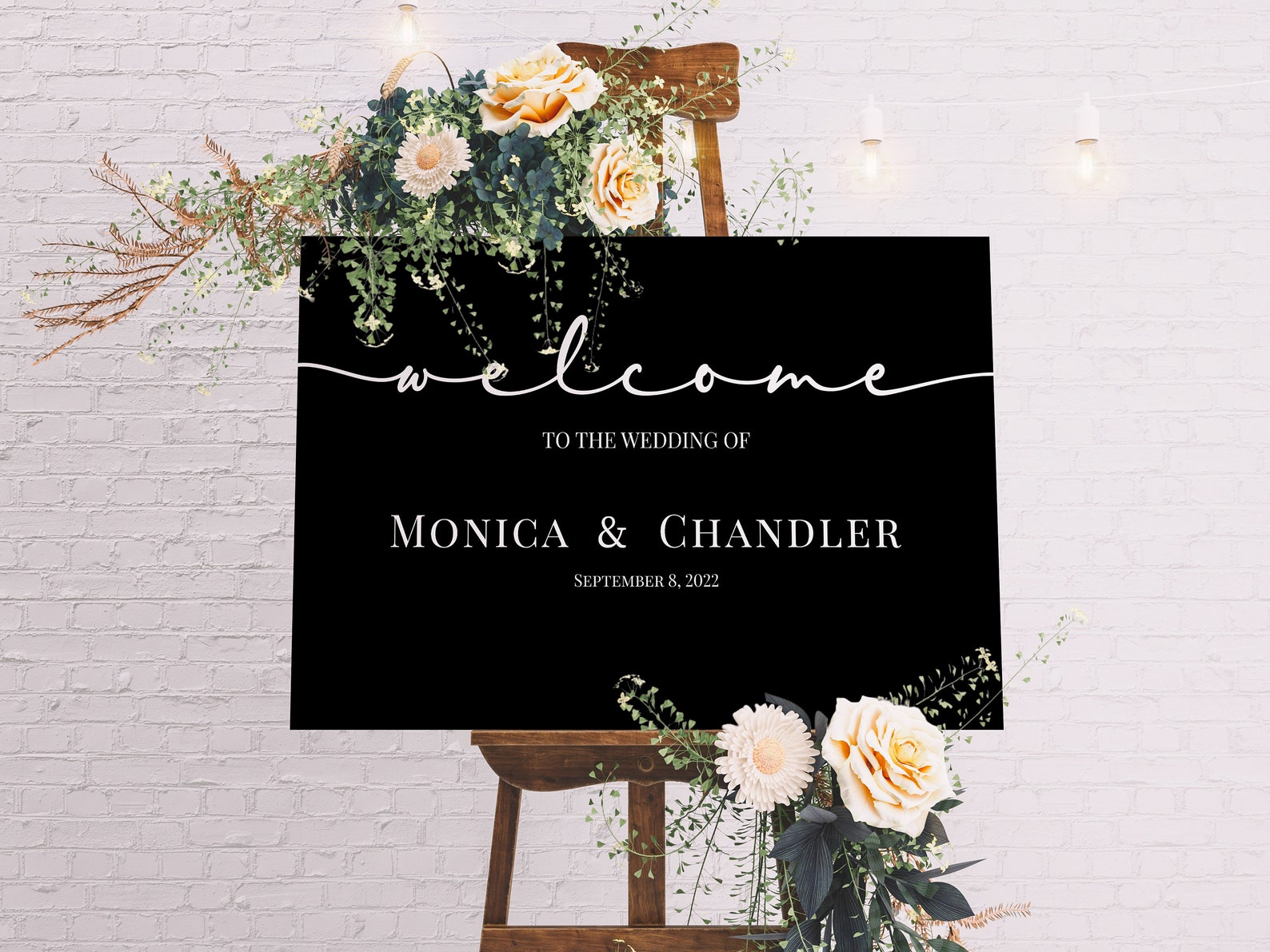 Wedding Sign Custom Wedding Decor Welcome Wedding Sign | Etsy