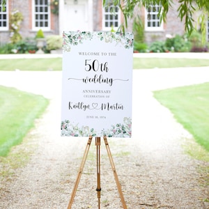 Happy Anniversary Sign Anniversary Party Sign Photo Sign for ...