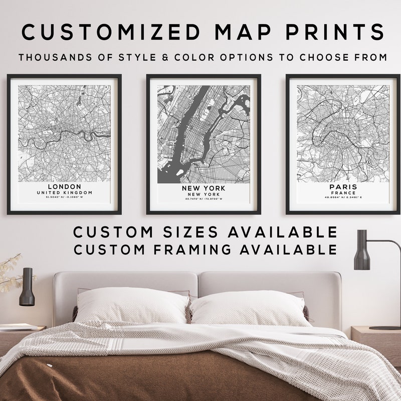 Map Print - Etsy