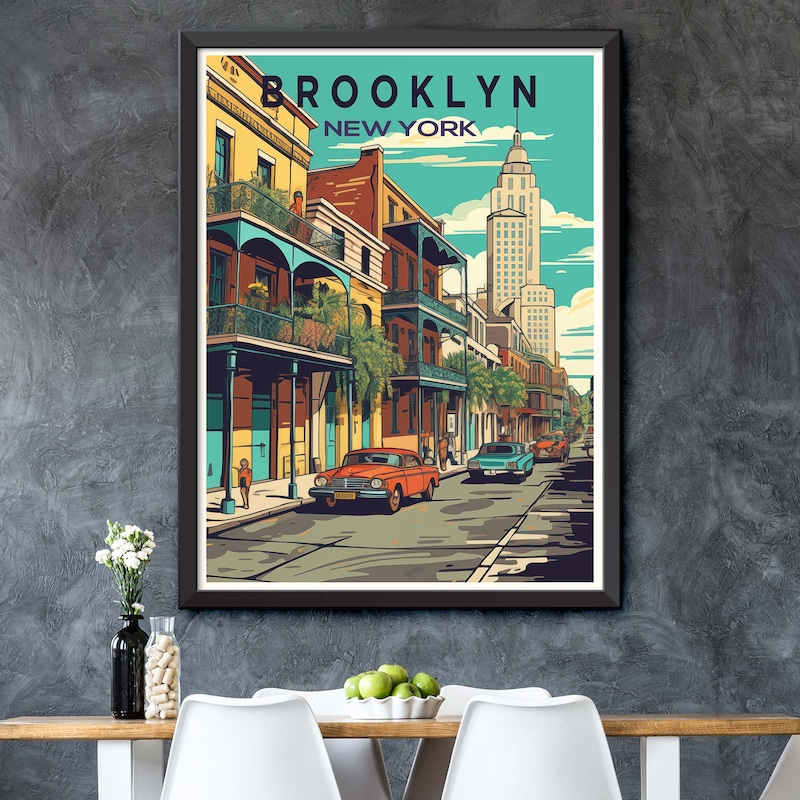 Brooklyn Poster - Etsy