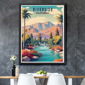 Riverside California Poster - Riverside California Print - Riverside ...