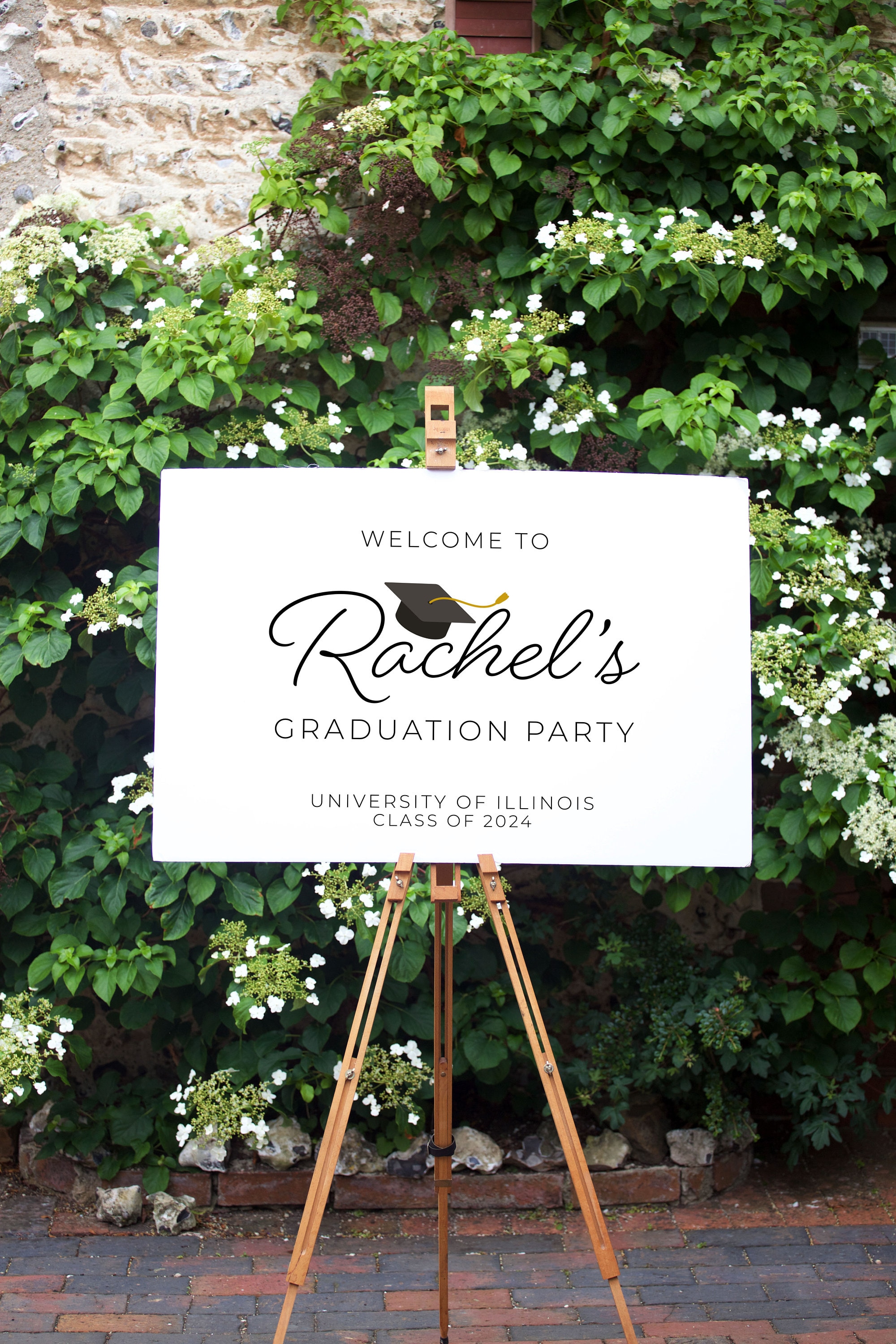 Custom Graduation Party Welcome Sign: Personalized Celebration Decor - Etsy
