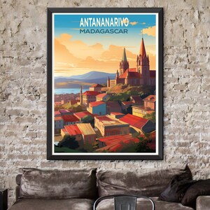 Antananarivo Madagascar Poster - Antananarivo Madagascar Print - Travel ...