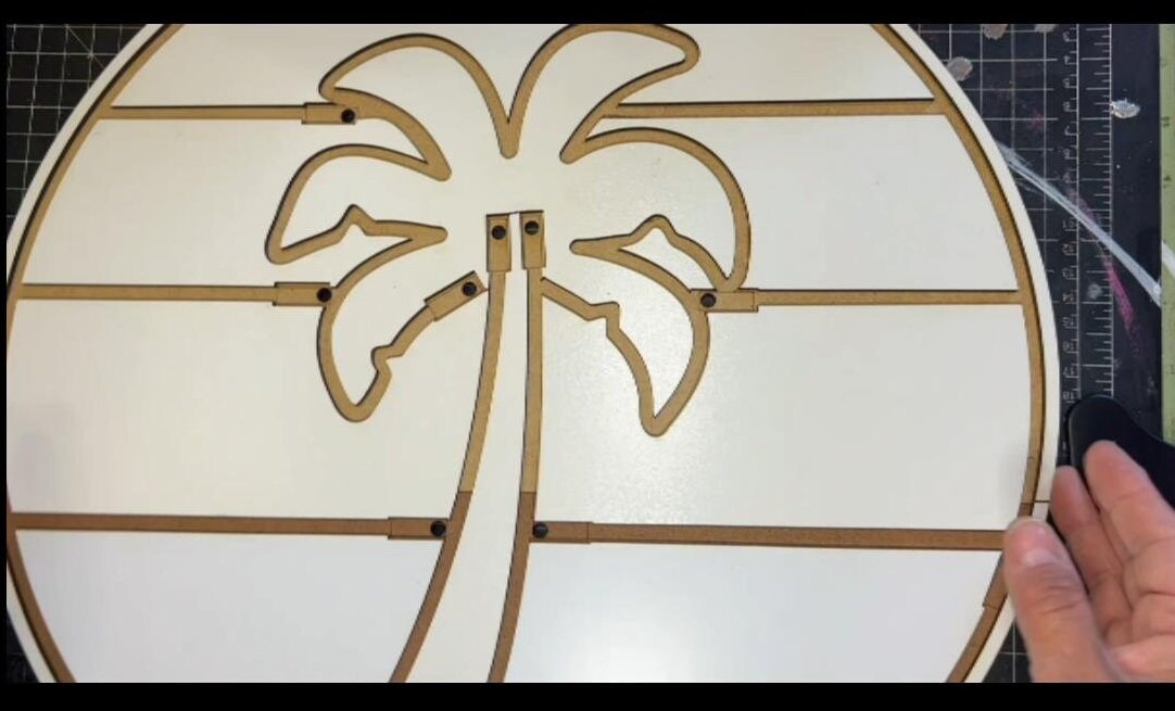 DIY LED Neon Flex Tropical Palm Tree Sunset Sign for Laser, Digital ...