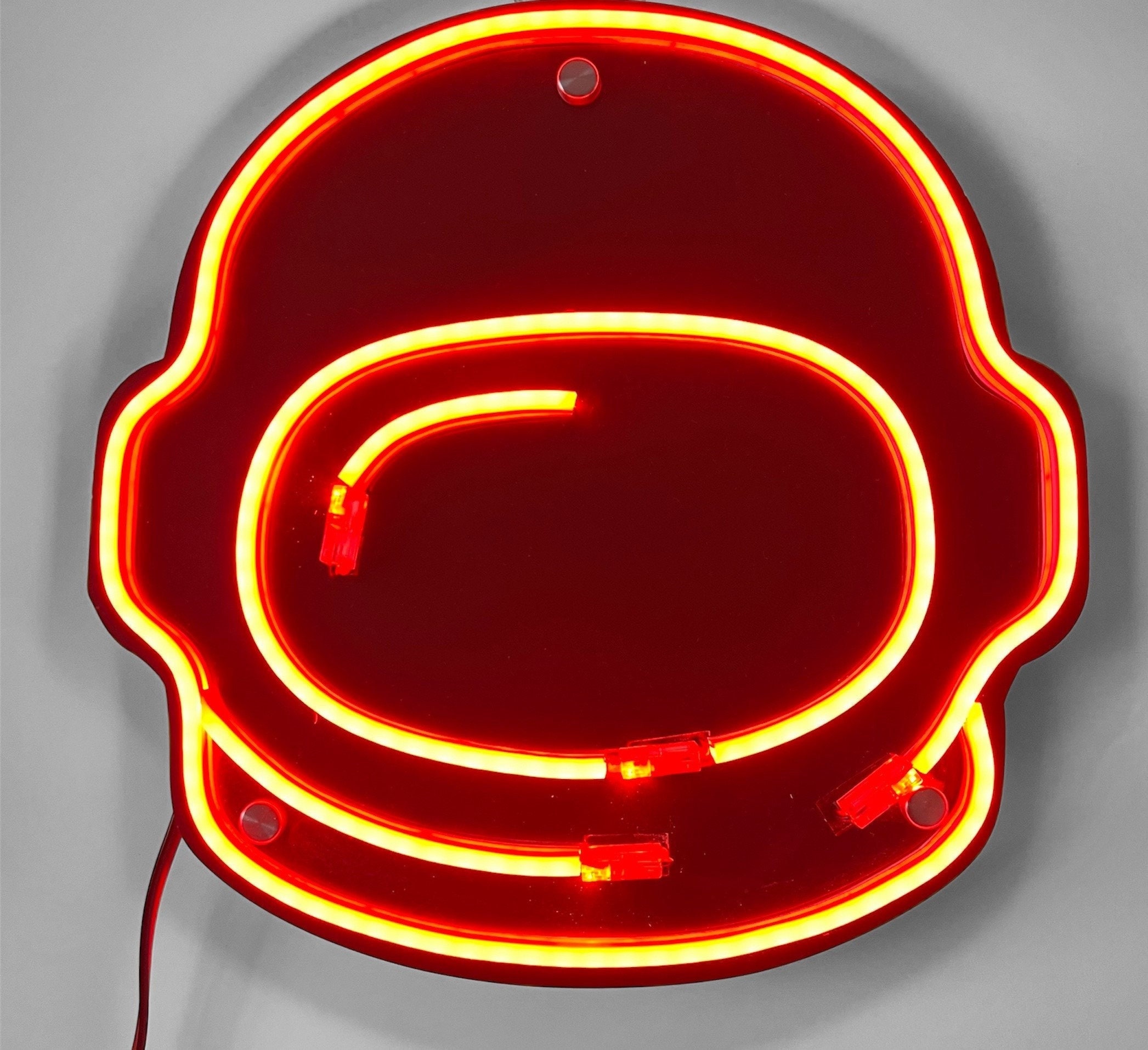 DIY LED Neon Flex Astro Helmet Sign for Laser, Digital Files - Etsy