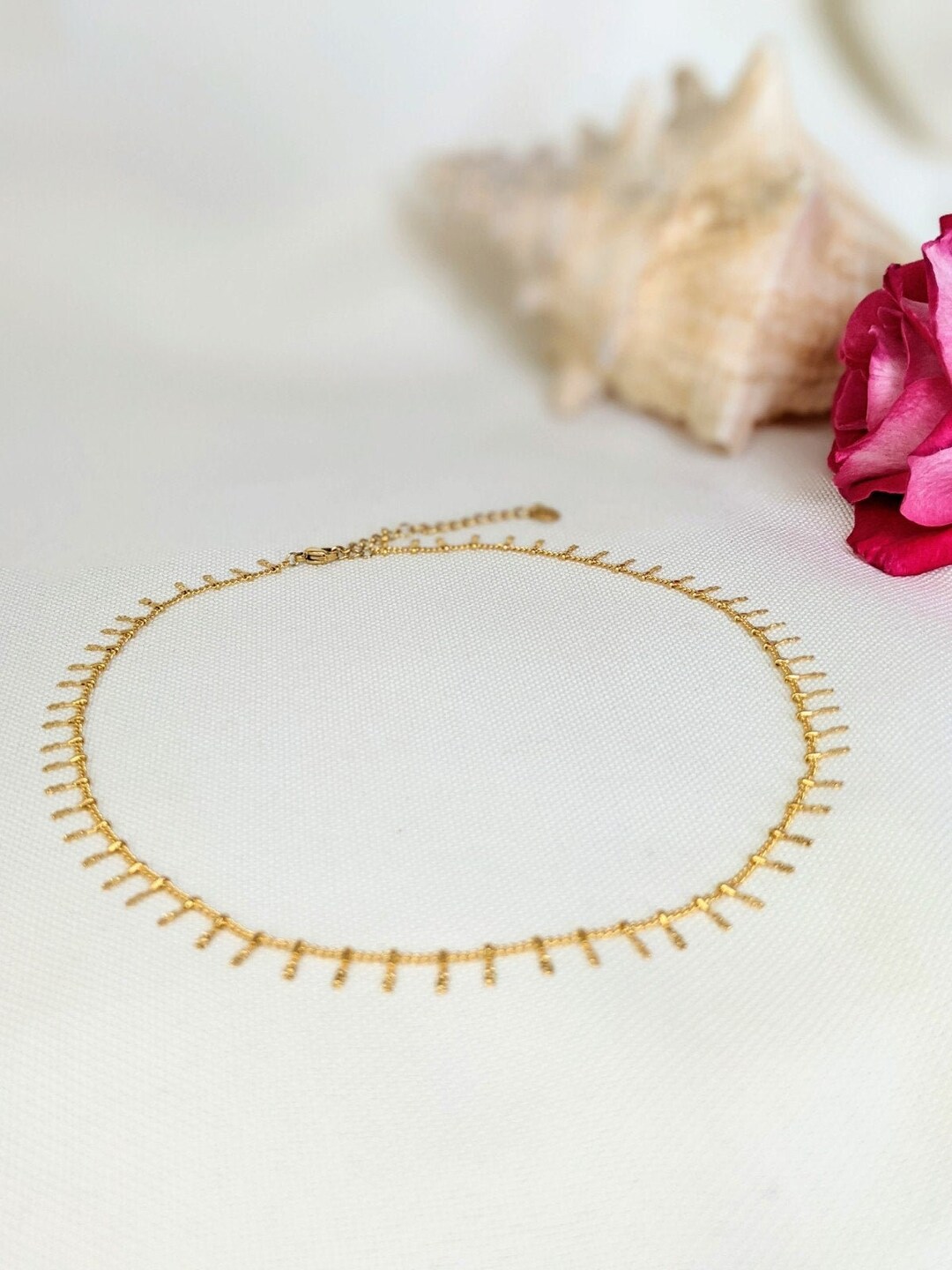 Women's Necklace With Golden Pineapple Chain Asuncion - Etsy