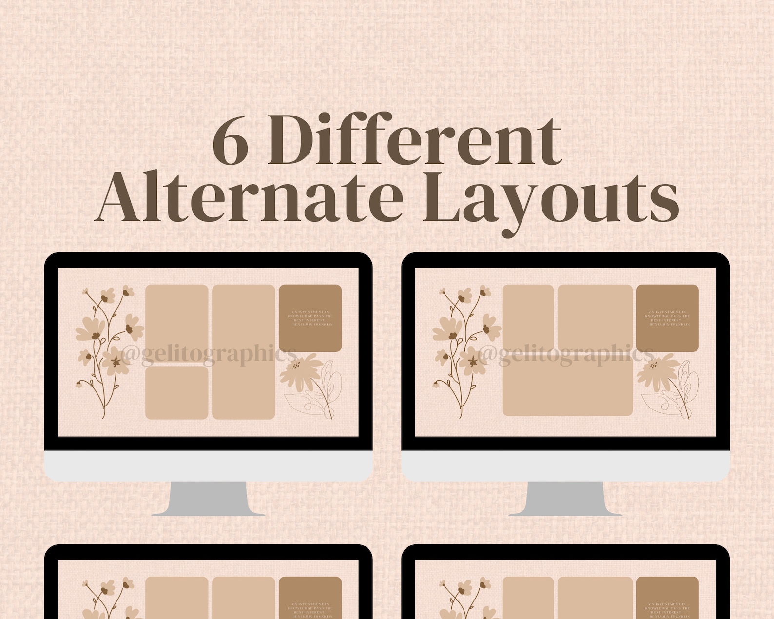 Light Academia Desktop Organizer Wallpaper 2022 | Beige Digital Study ...