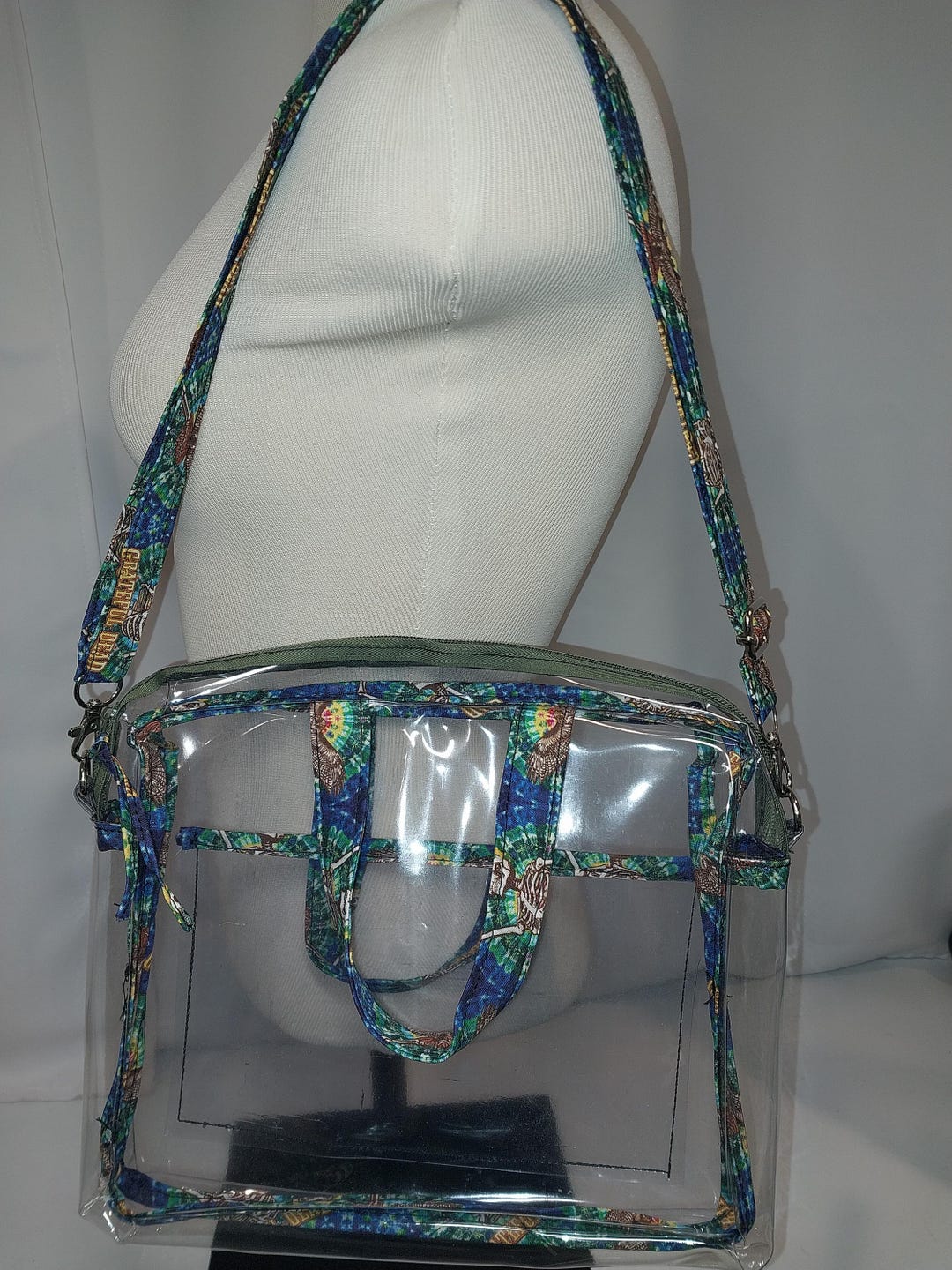 Grateful Dead Clear Stadium Bag – Crossbody, Shoulder, or Handbag - Etsy