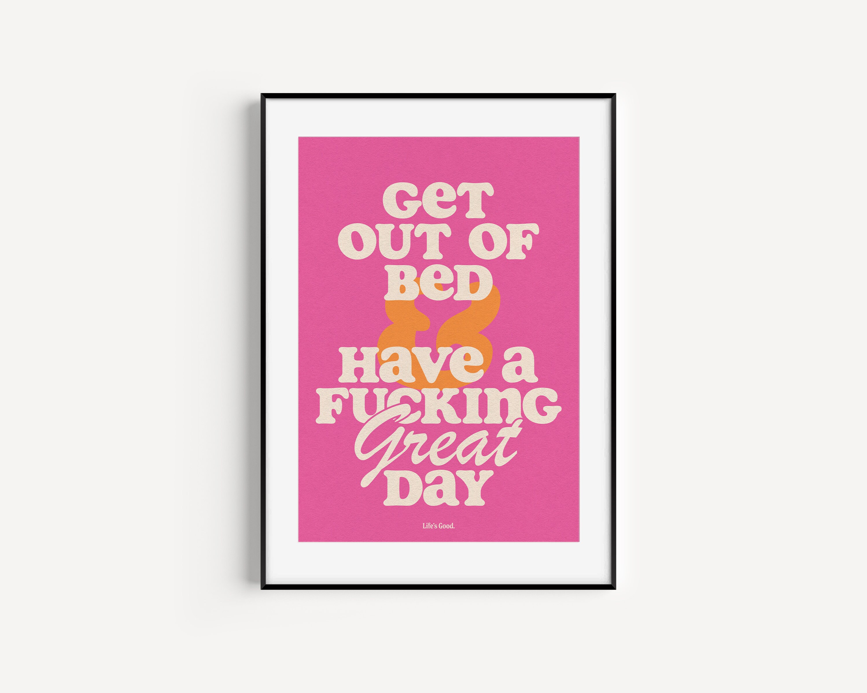 Retro Positive Quote Unframed Print Wall Art Wall Decor - Etsy