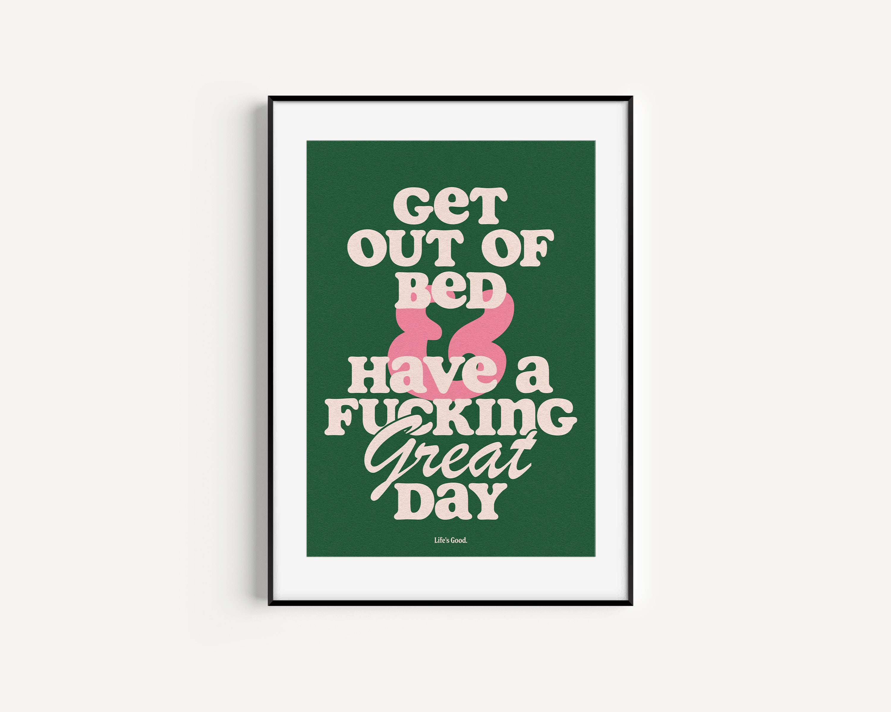 Retro Positive Quote Unframed Print Wall Art Wall Decor - Etsy