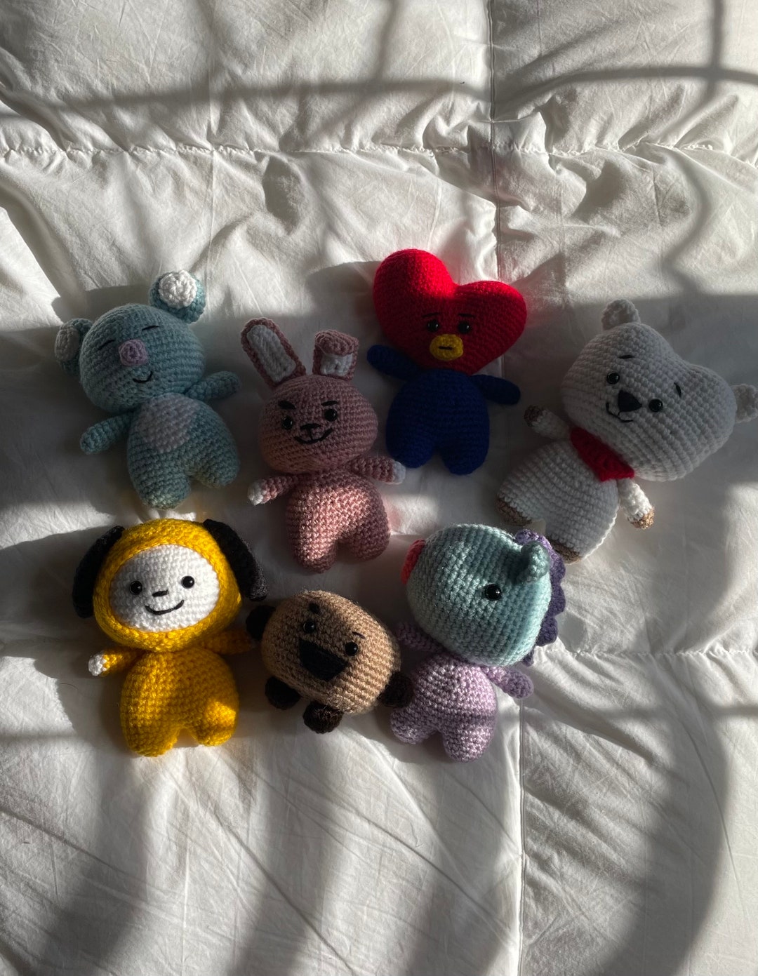 Crochet BT21 Amigurumi Crochet Plushies - Etsy