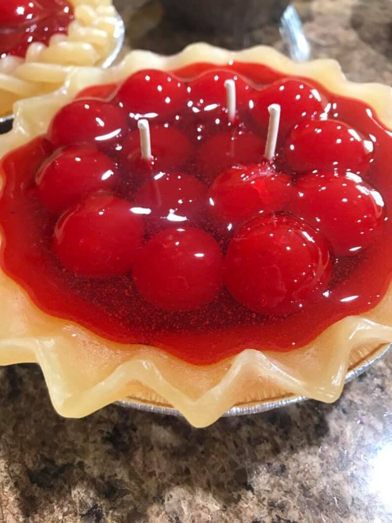 Cherry Pie Candle Highly Scented Realistic Food Candle | Etsy