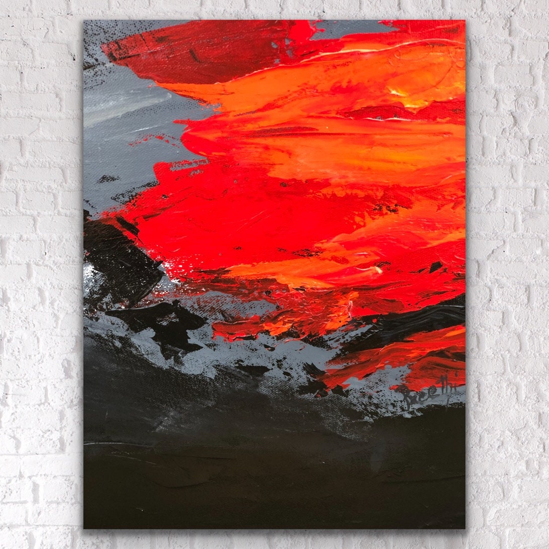 Abstract Painting Original Large Acrylic Canvas Wall Art - Etsy