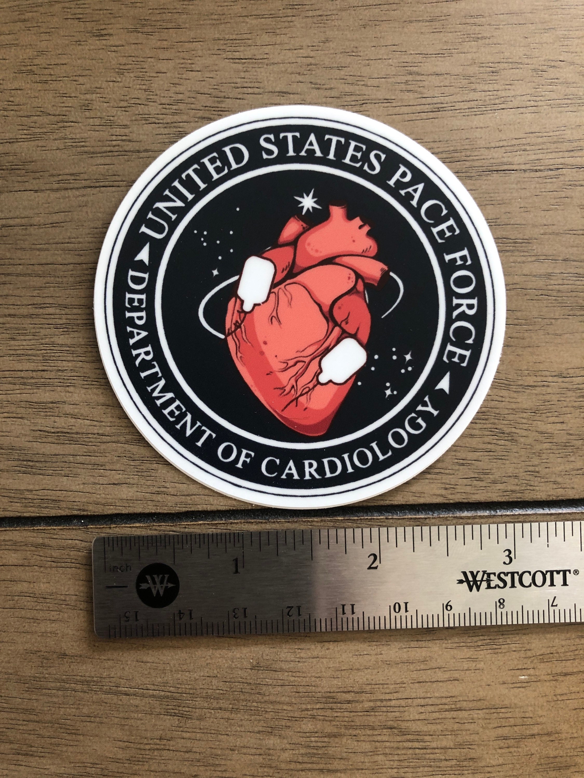 Pace Force Cardiology Sticker for Paramedics Nurses and | Etsy
