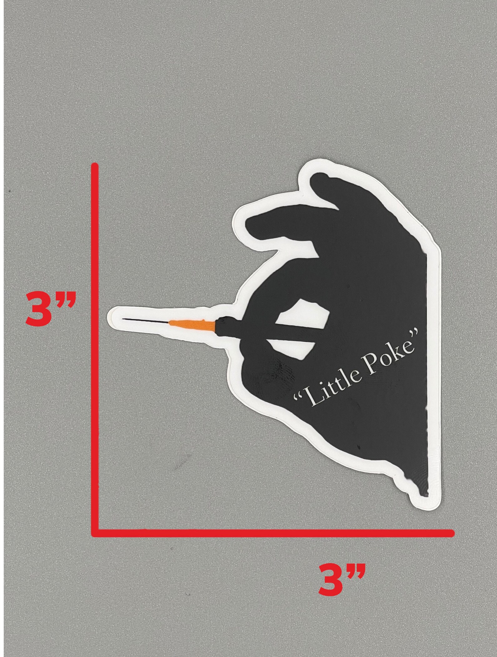 Little Poke 14 Gauge IV Sticker | Etsy