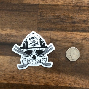 Firefighter Skull and Halligan Cross Bones - Etsy