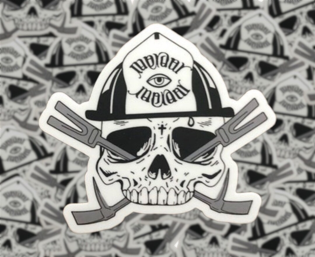 Firefighter Skull and Halligan Cross Bones - Etsy