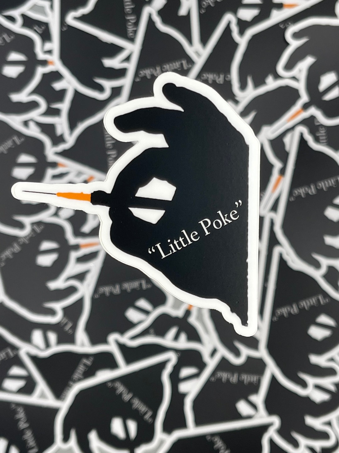 Little Poke 14 Gauge IV Sticker - Etsy