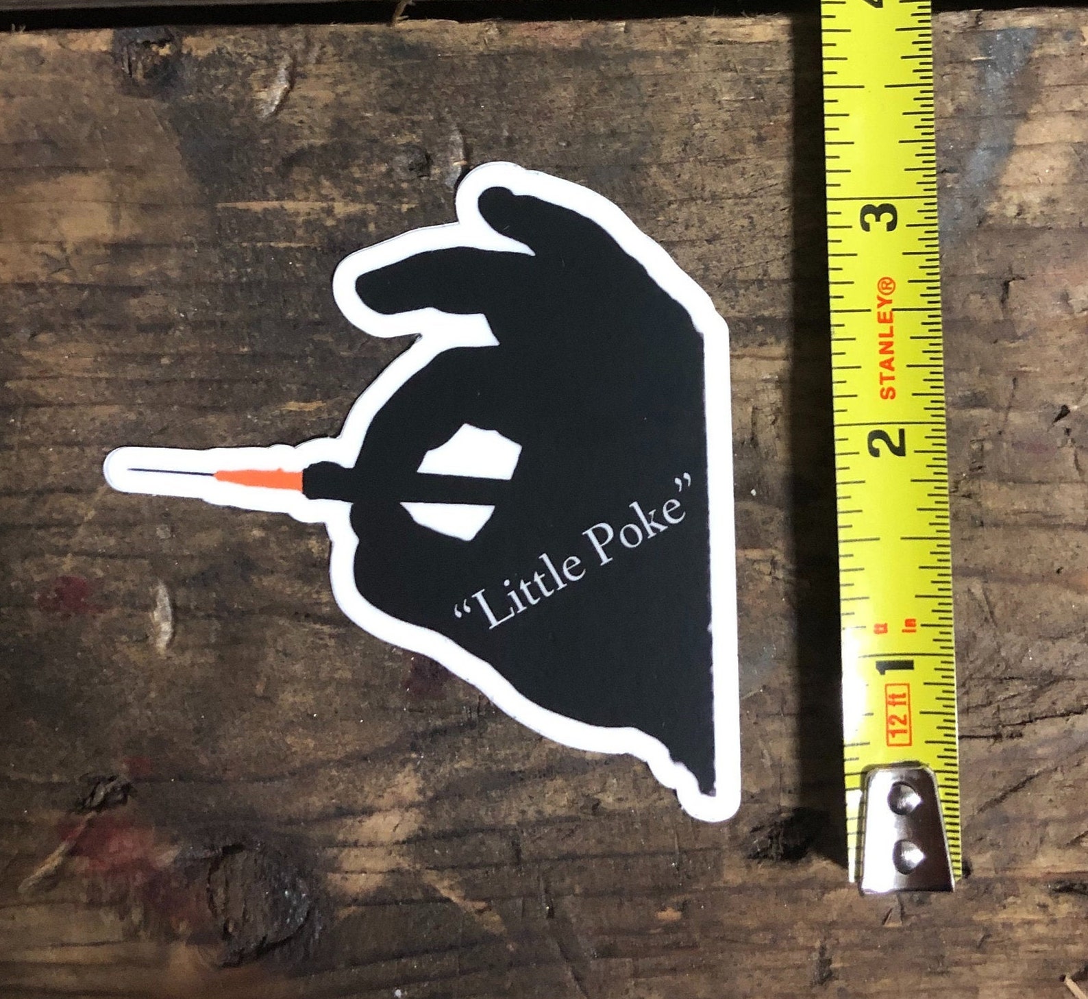 Little Poke 14 Gauge IV Sticker - Etsy