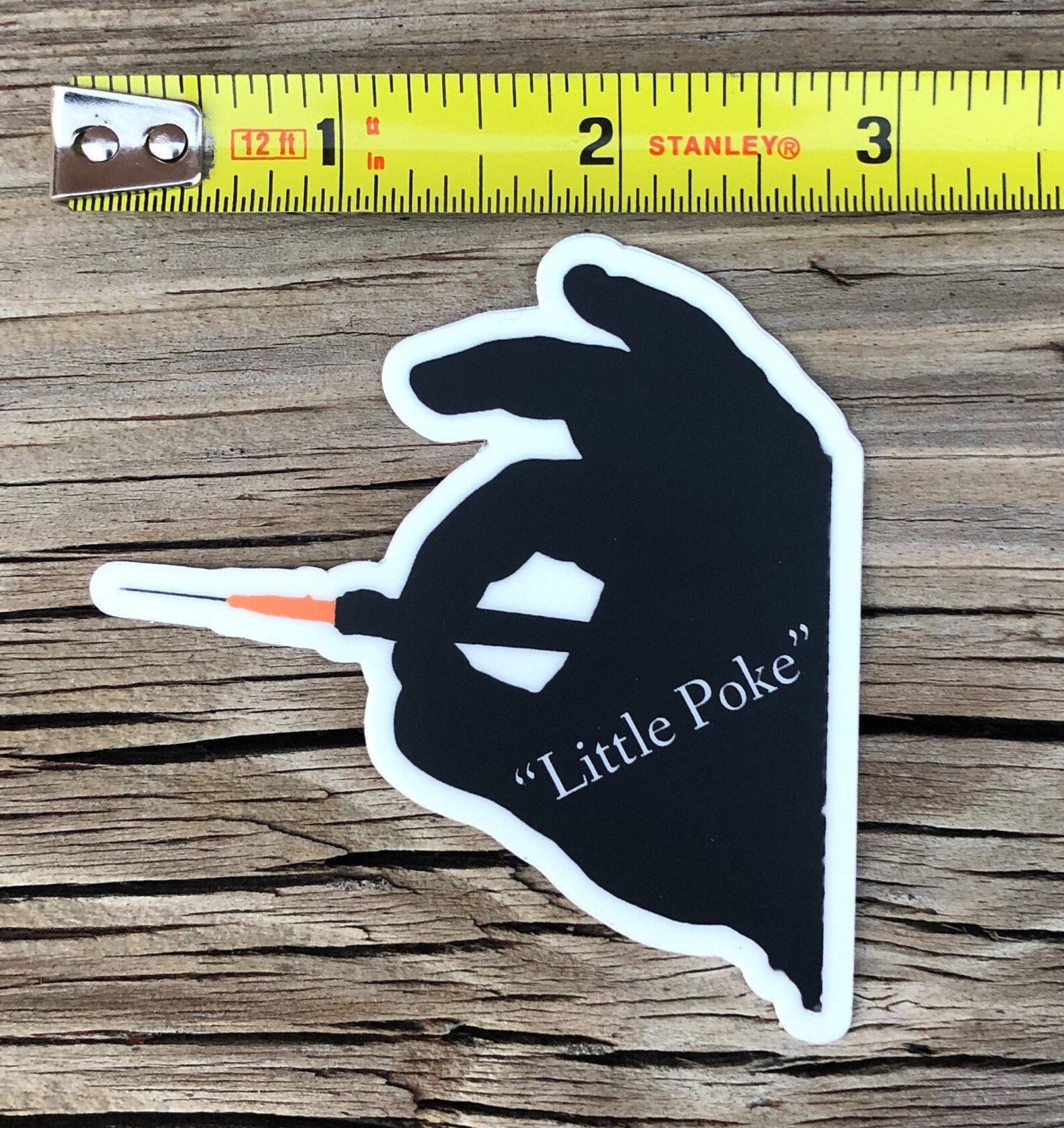 Little Poke 14 Gauge IV Sticker | Etsy