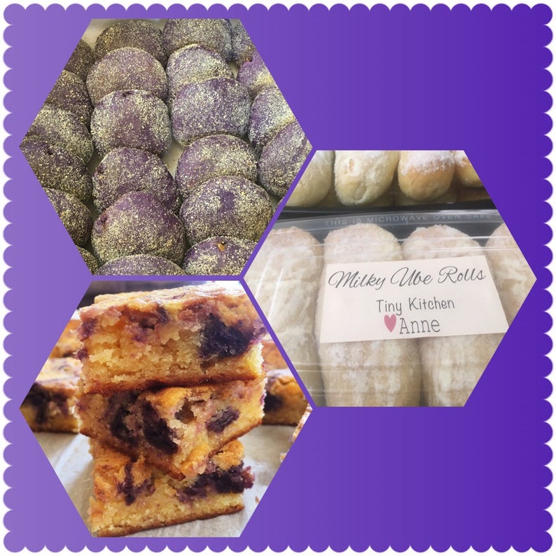 Ube Bestseller Variety Box: Pandesal, Rolls & Bars - Etsy