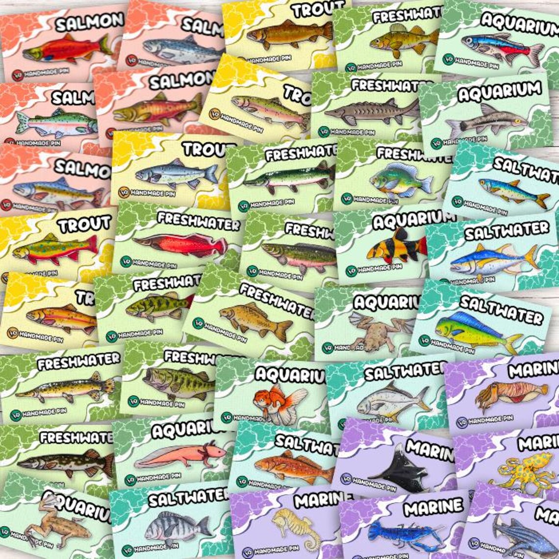 Largemouth Bass Fish Lapel Pin - Etsy