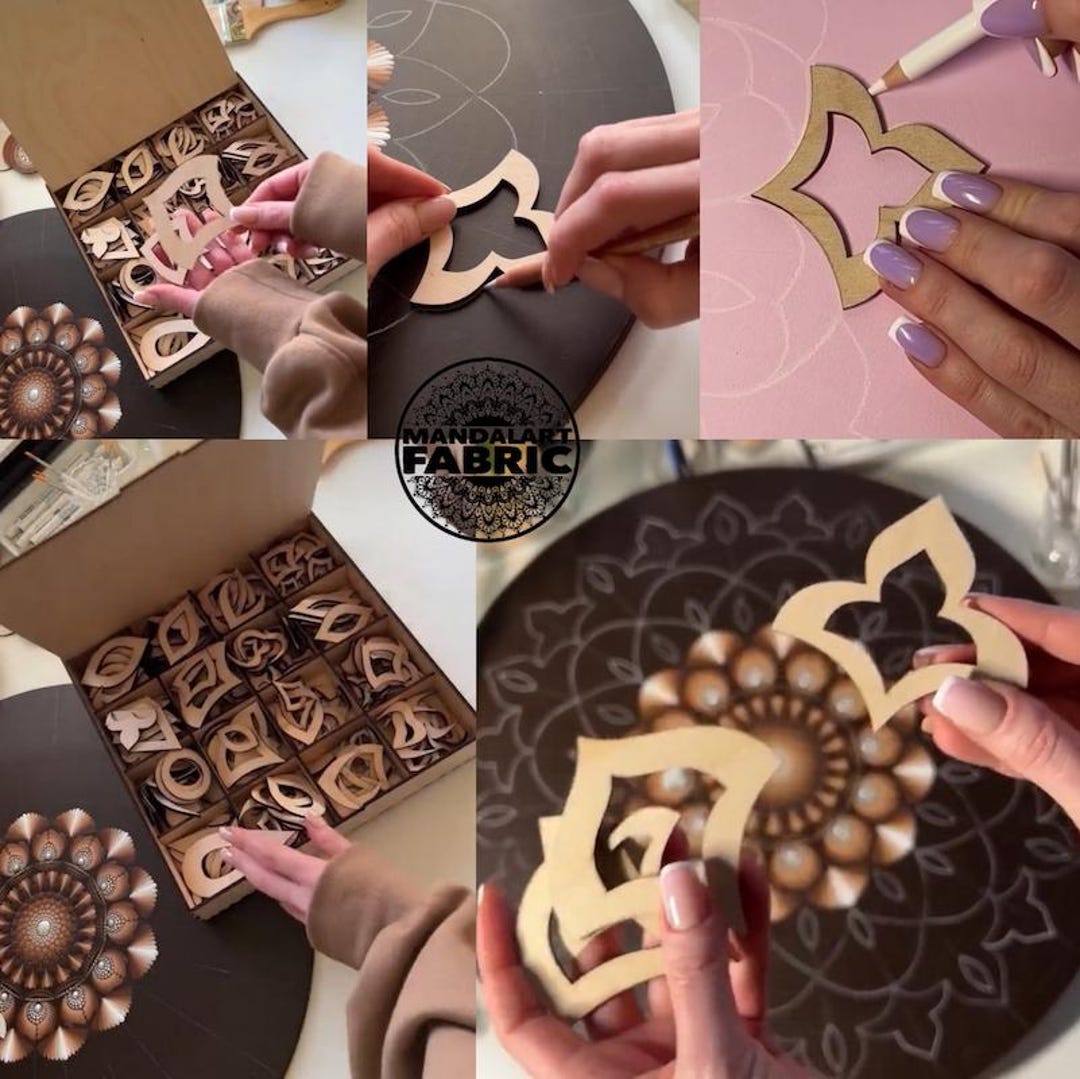 100+ Piece Wooden Pattern Kit, Pattern Making Kits, With Box - Etsy