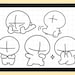 Procreate Stamp for Anime Kawaii Pose Emote Set of 50 Brushes Figure ...