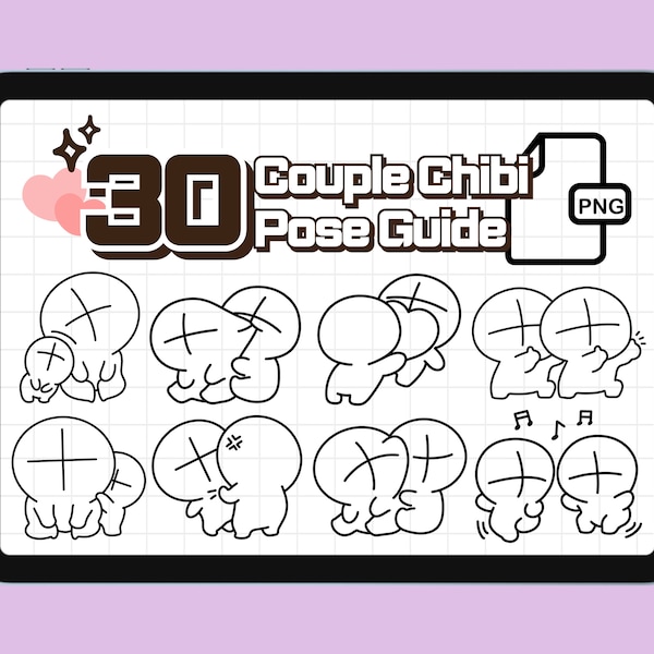 Chibi Couple Base - Etsy