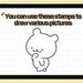 Procreate Stamp for Anime Kawaii Pose Emote Set of 50 Brushes Figure ...
