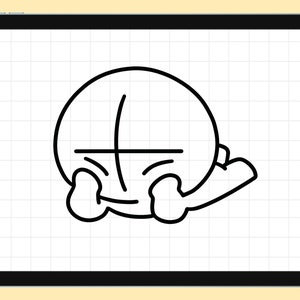 Procreate Stamp for Anime Kawaii Pose Emote Set of 50 Brushes Figure ...