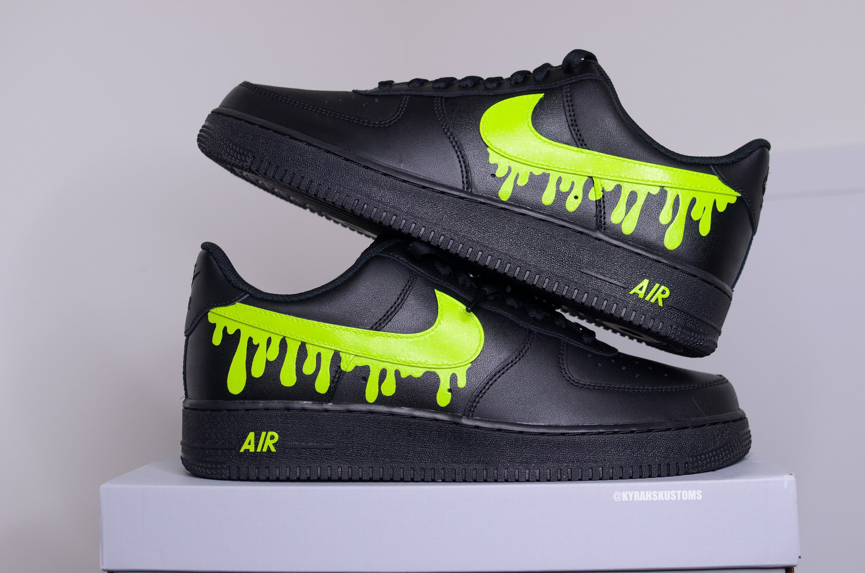 BLACK SLIME AF1 - Etsy
