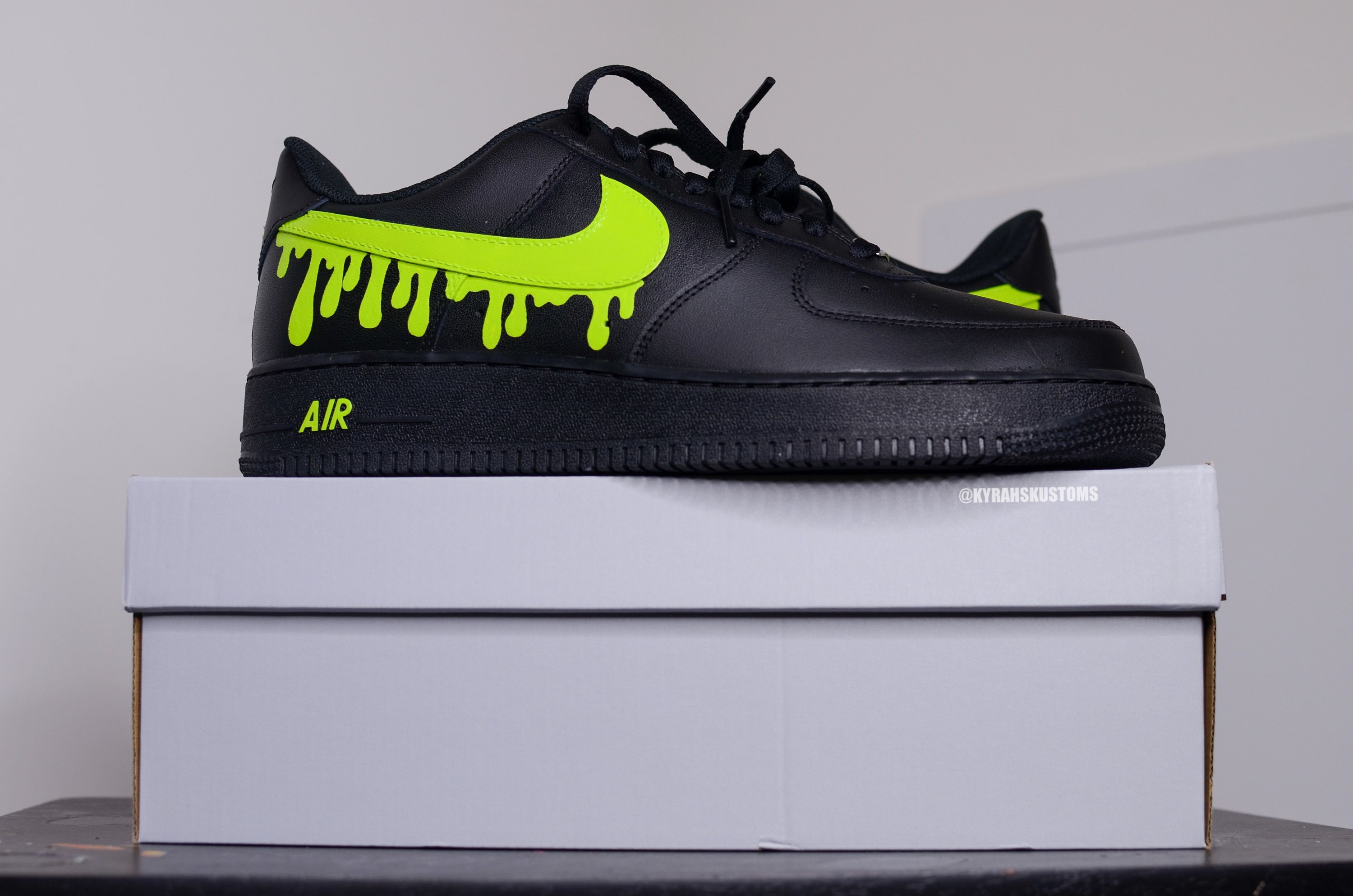 BLACK SLIME AF1 - Etsy