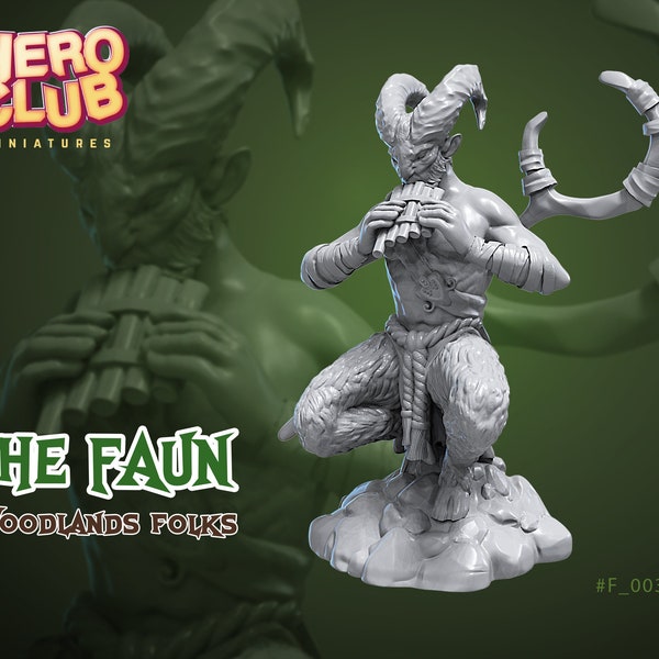 Dnd Druid Faun Miniature - Etsy