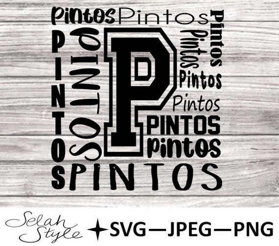 Pintos Mascot Spirit Digital Download SVG JPEG PNG - Etsy