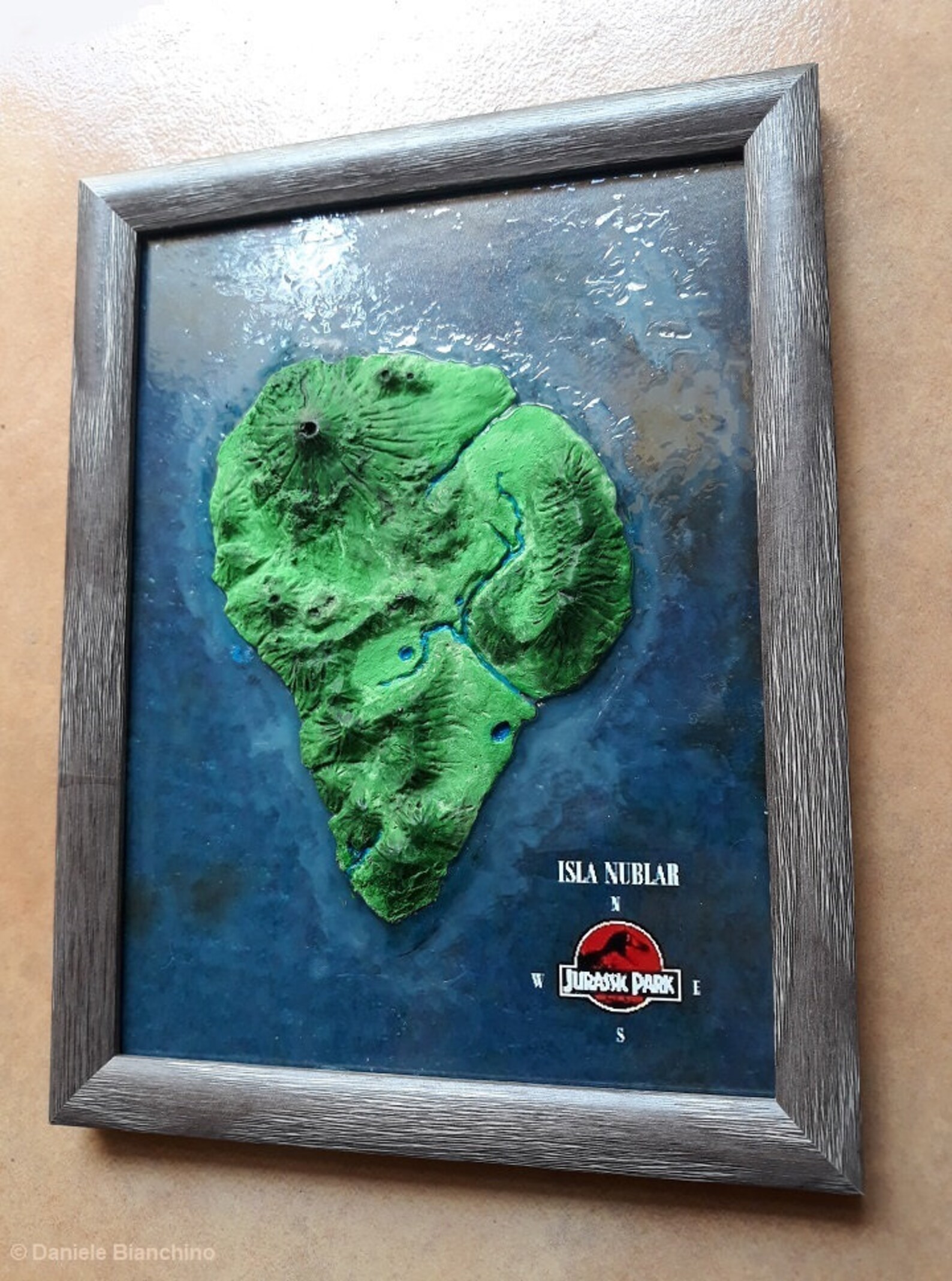 Isla Nublar Jurassic Park Model, Sibo Volcano - Dinosaur, Lost World ...